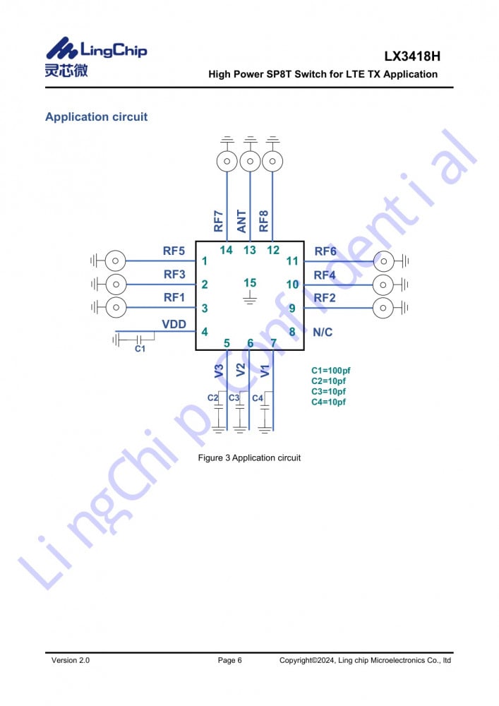 LX3418H datasheet page 6