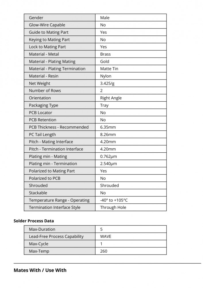 MOLEX 438100386 technical document image 3