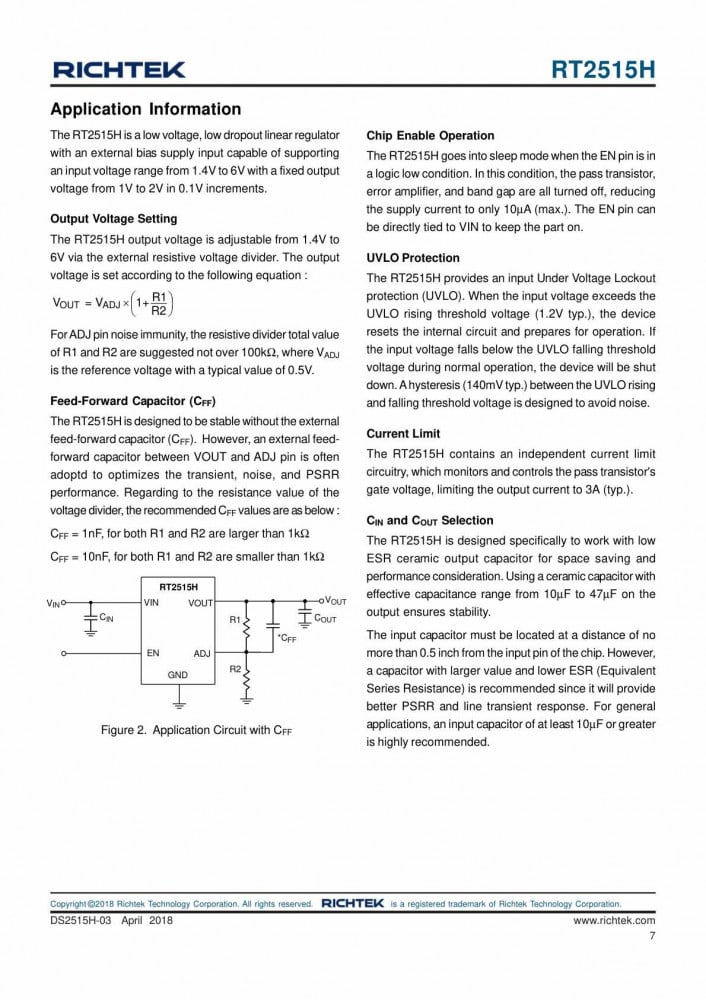 RT2515HGSP datasheet page 7