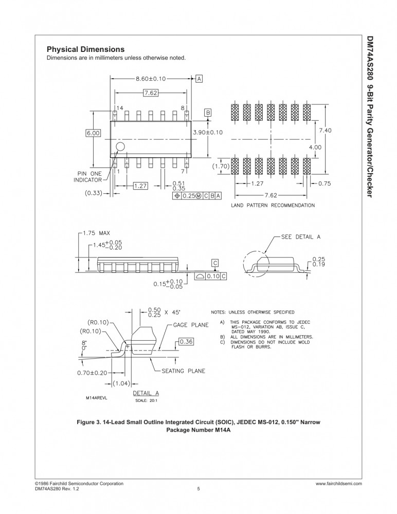 DM74AS280MX datasheet page 5