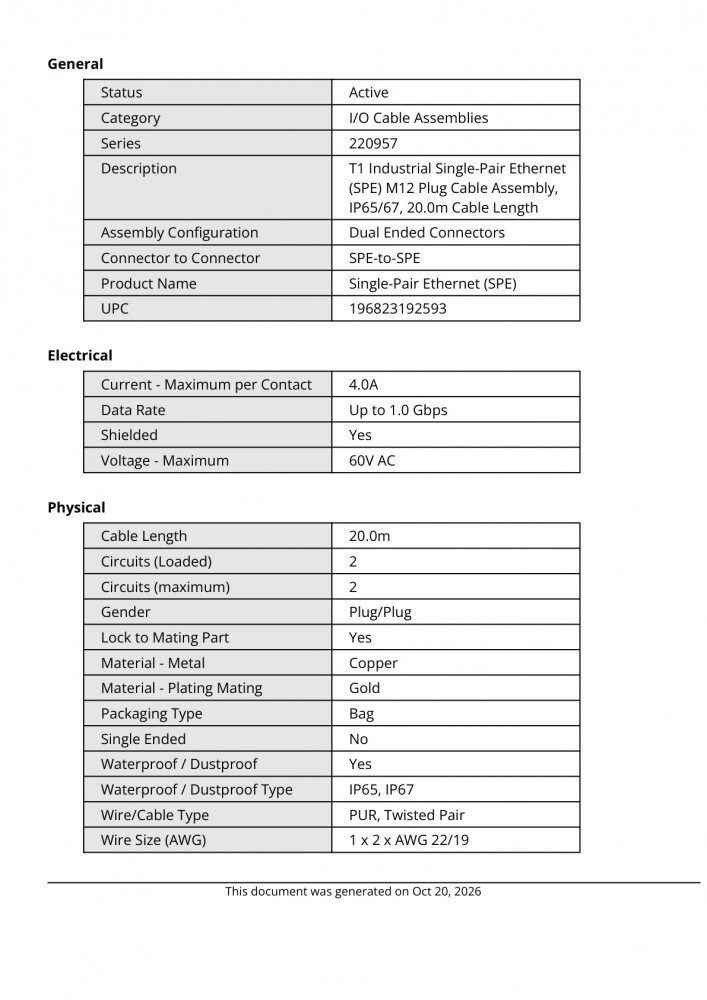 MOLEX 2209570124 drawing preview, page 2