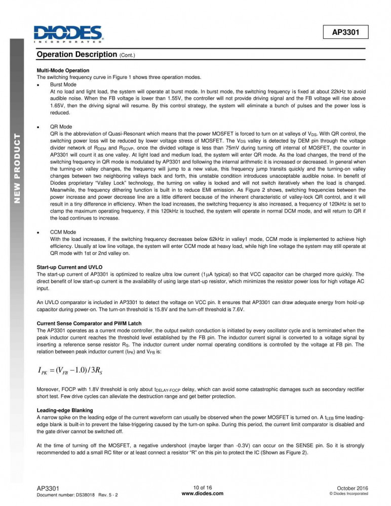 AP3301K6TR-G1 datasheet page 10