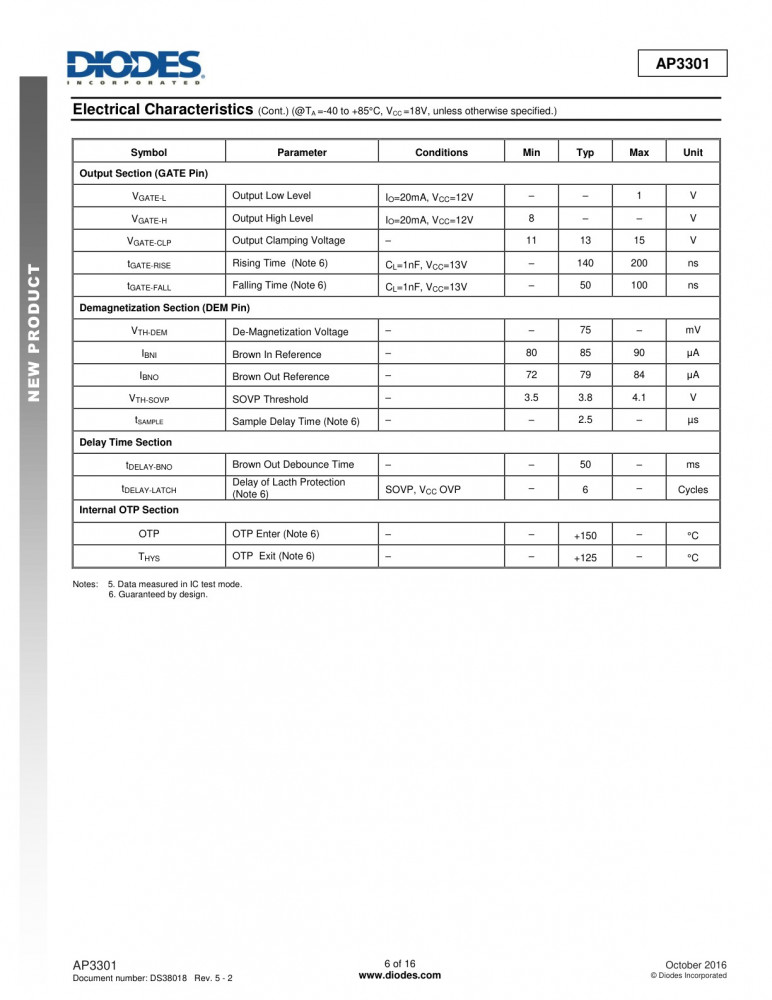 AP3301K6TR-G1 datasheet page 6