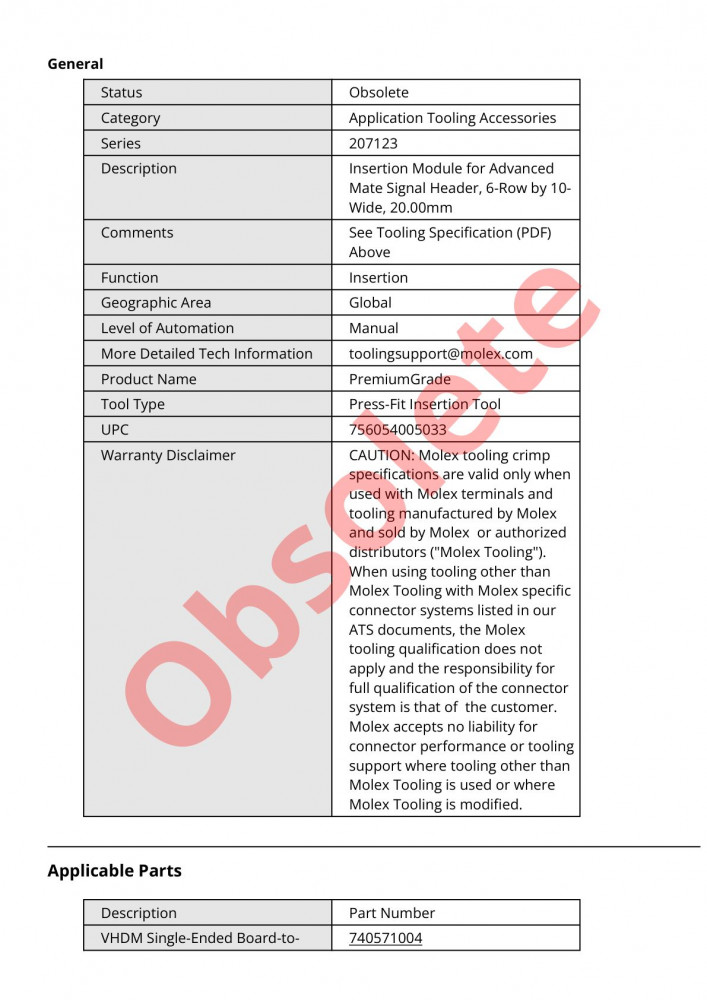 Tooling documentation page 2