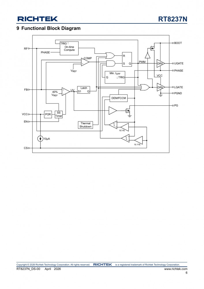 RT8237F document preview, page 6