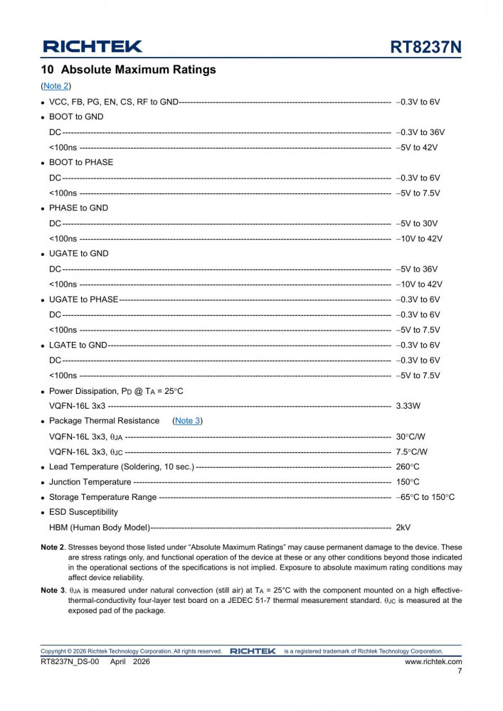 RT8237F document preview, page 7