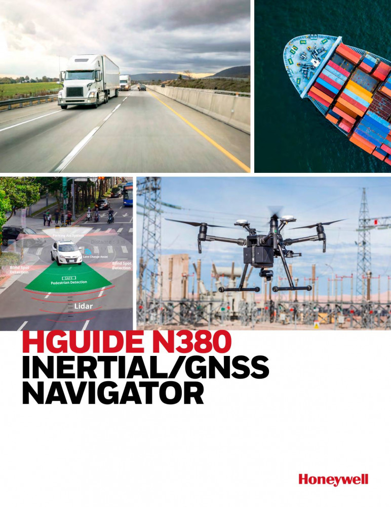Honeywell HGuide n380 documentation page 1