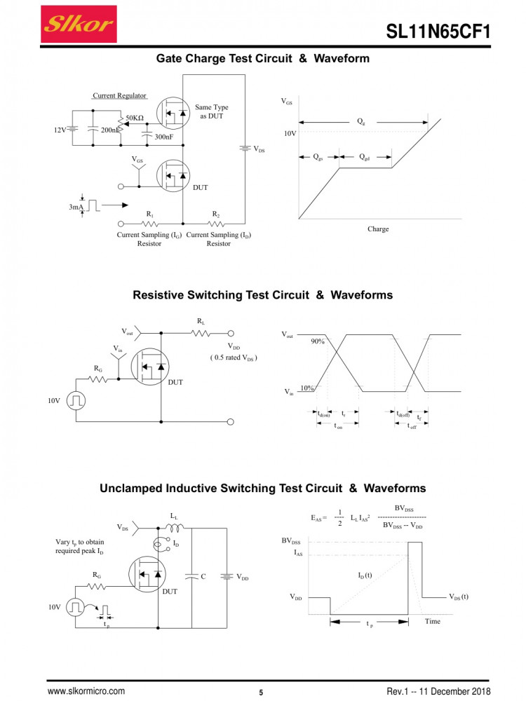 SL11N65CF1 datasheet page 5