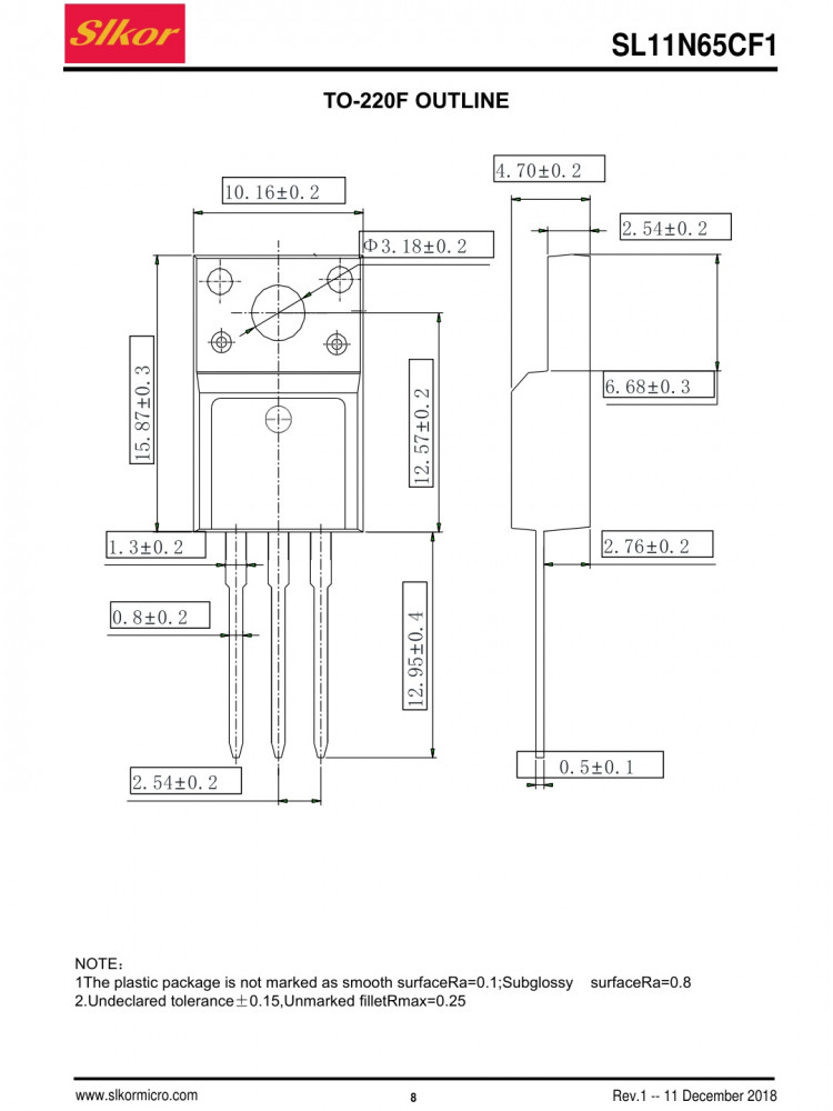 SL11N65CF1 datasheet page 8