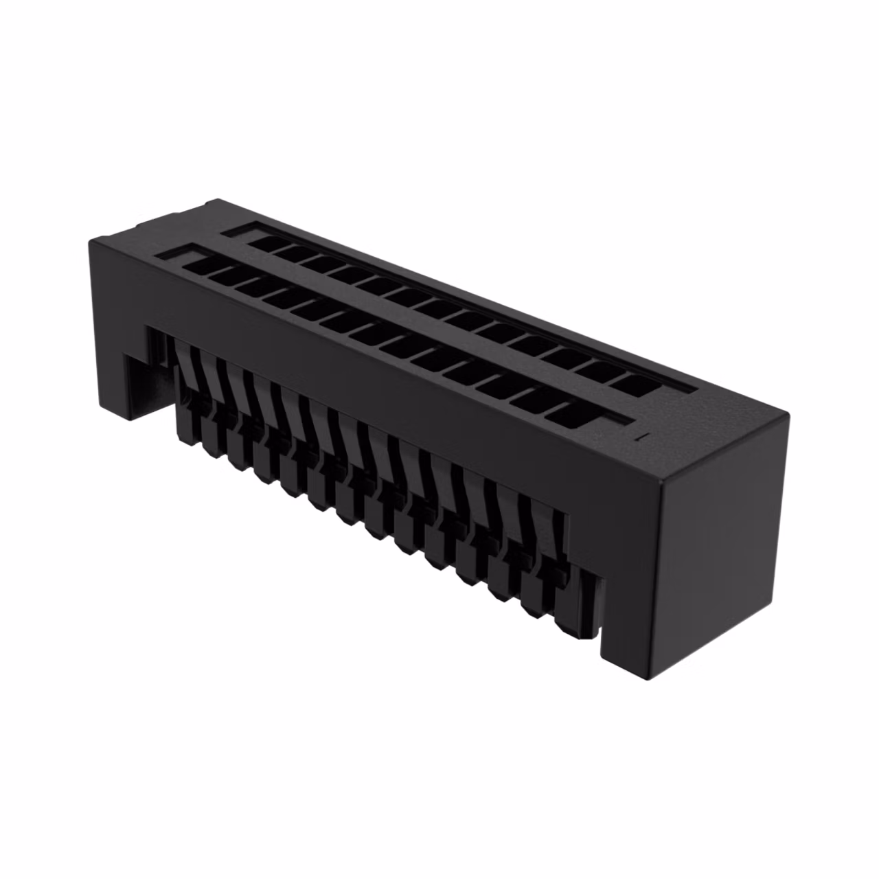 Zero-Hachi Receptacle Housing, 0.80mm Pitch, Dual Row, Friction Lock, 26 Circuits, Black for sale
