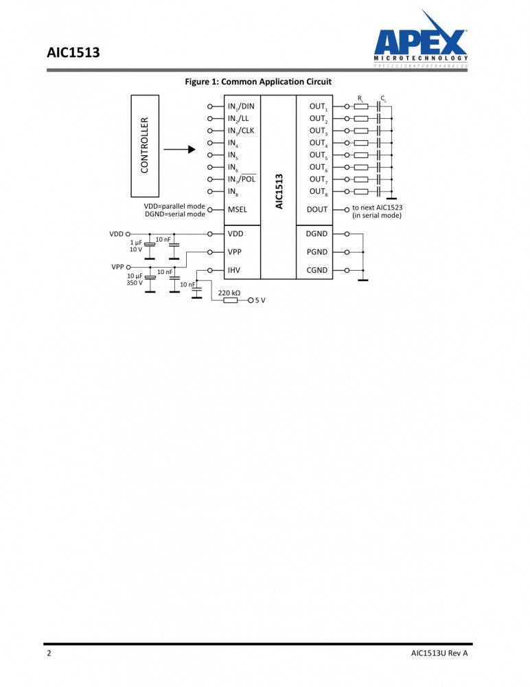 AIC1513 datasheet page 2