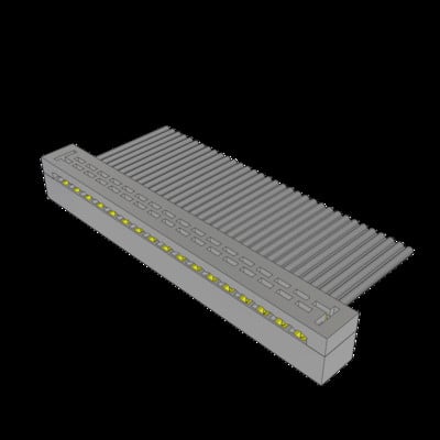 Samtec TCSD-17-01-F Free Hanging Panel Mount Chip