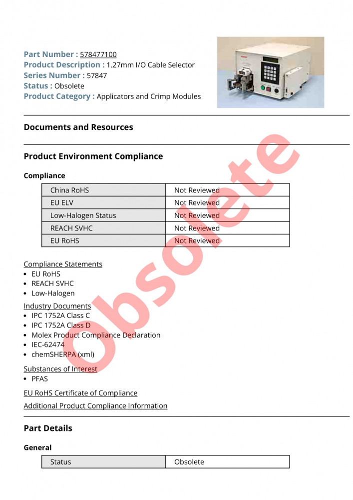 Product document image, page 1