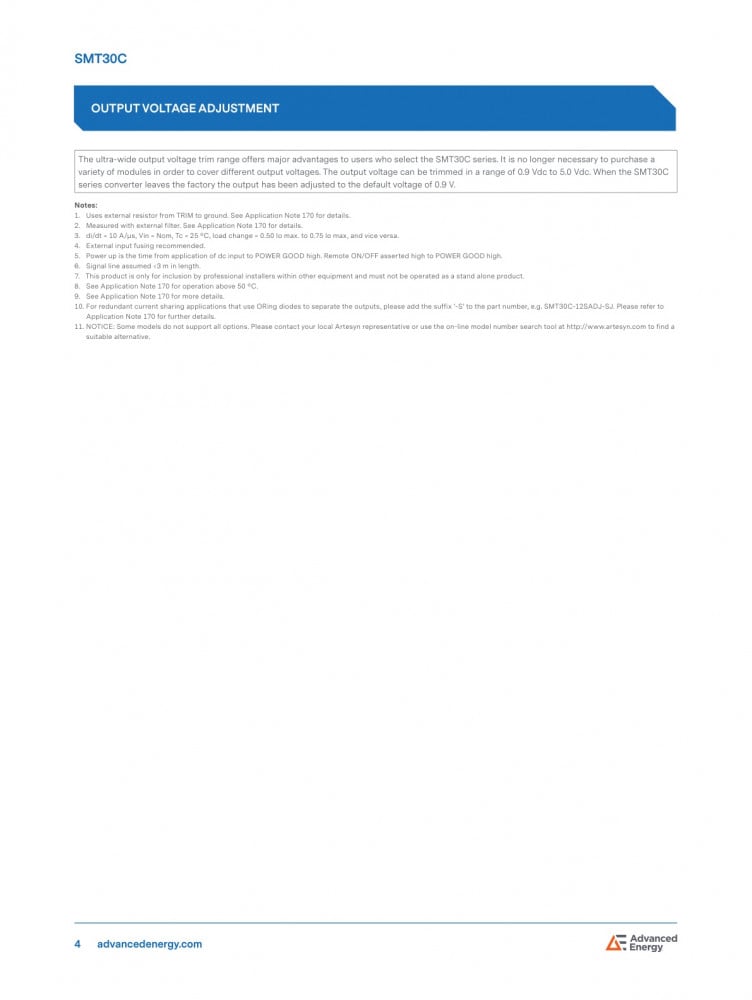 SMT30C series datasheet page 4