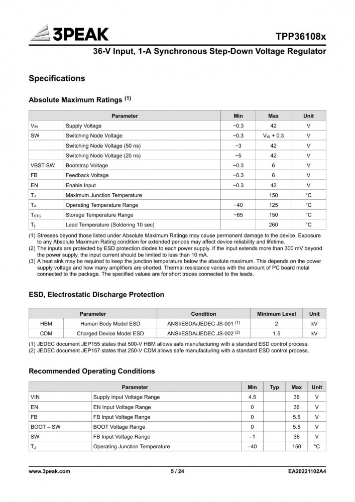 TPP361083-T6TR datasheet page 5