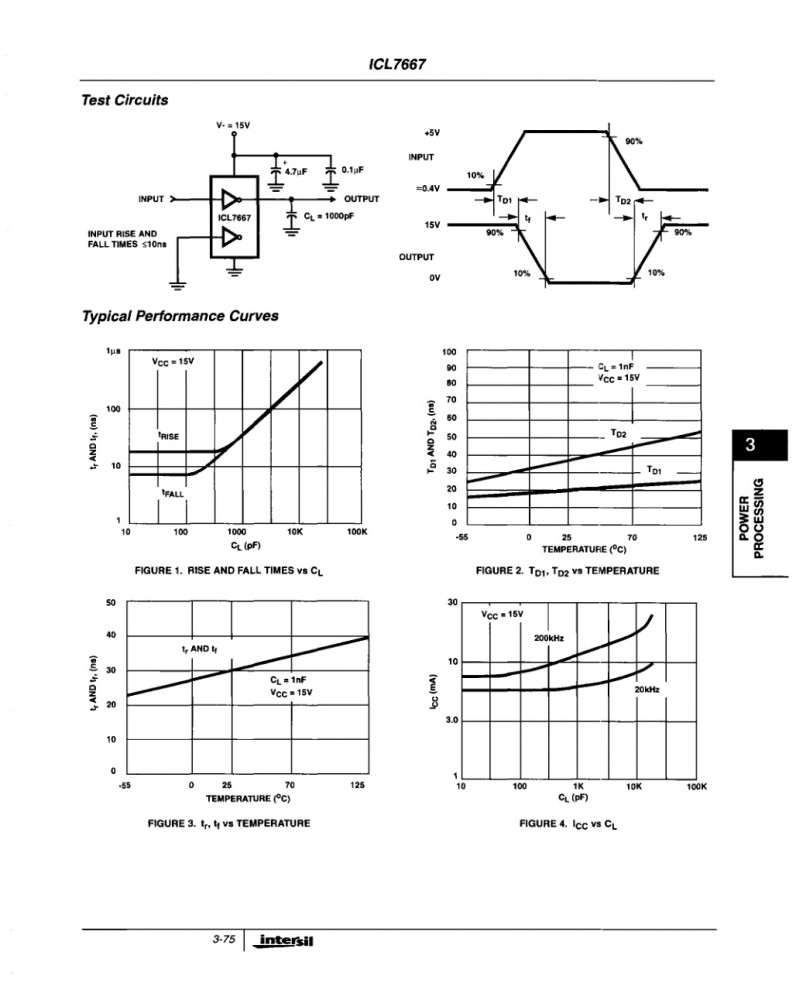 ICL7667MJA/883B datasheet page 4