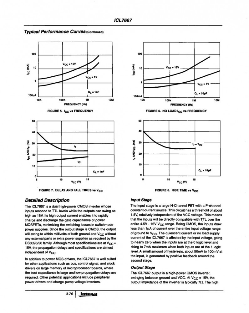 ICL7667MJA/883B datasheet page 5