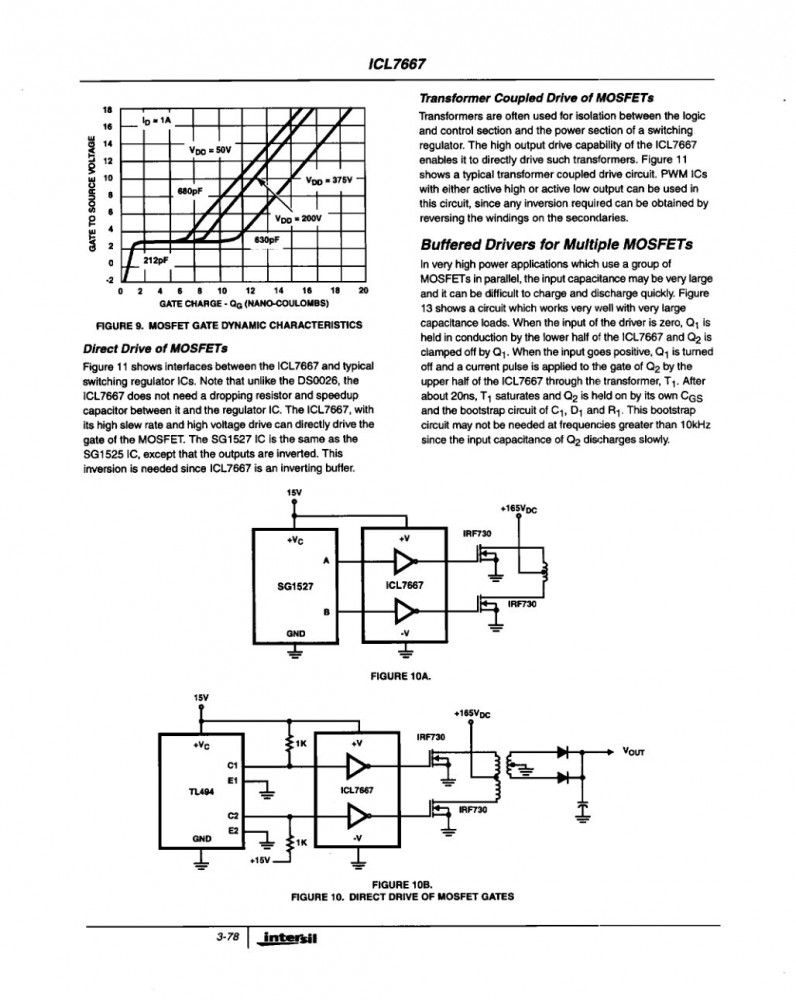 ICL7667MJA/883B datasheet page 7