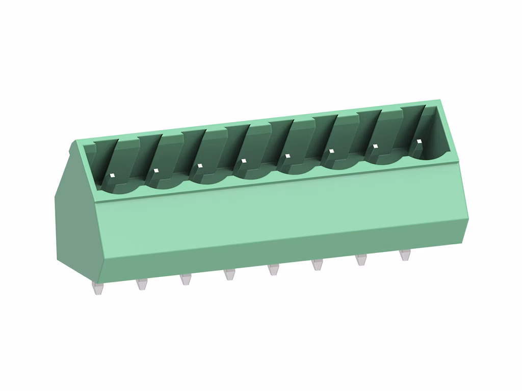 7.50mm Beau Eurostyle Right-Angle PCB Header, Closed Ends, 7 Circuits