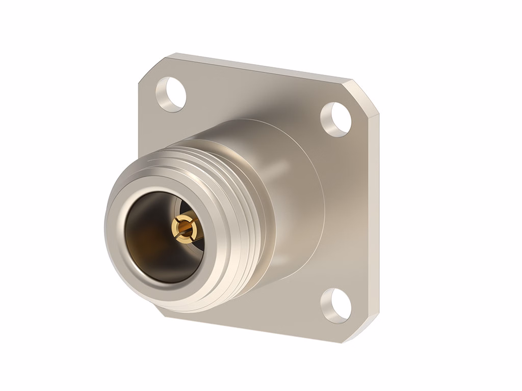SMA Jack-to-SMP-MAX Jack, Between-Series Adapter, Straight, 4 Slots, Bag, 50 Ohms