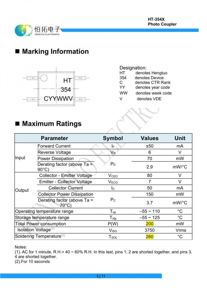 HT-354-ATP1 datasheet page 4