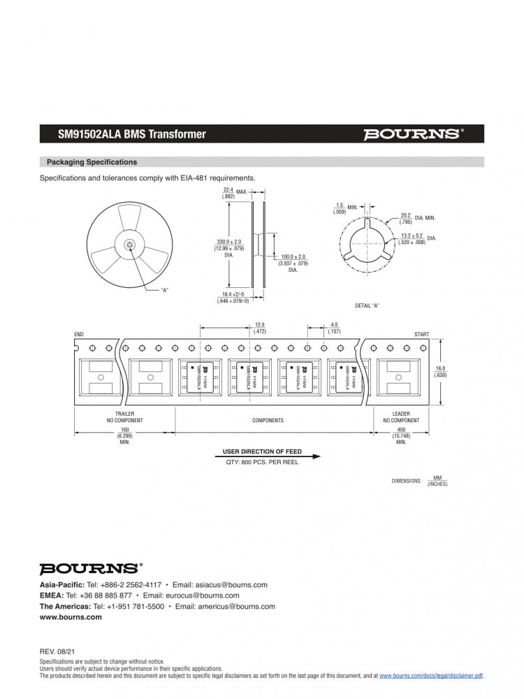 SM91502ALA-E datasheet page 3
