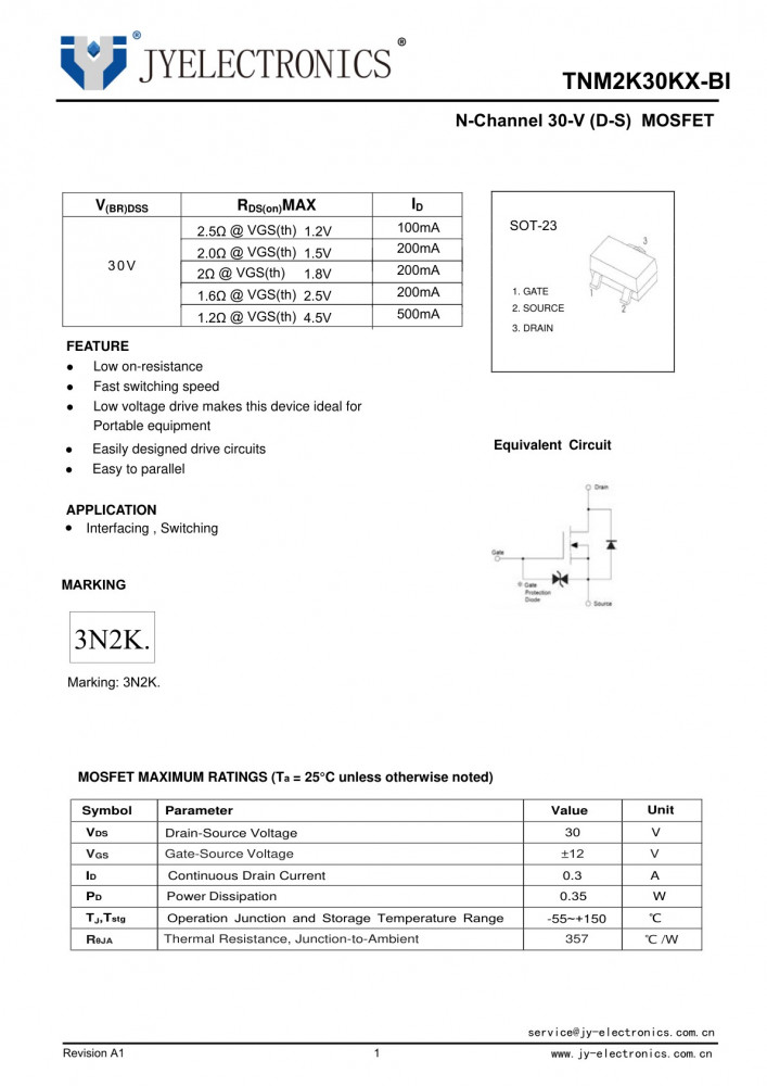 TNM2K30KX datasheet page 1