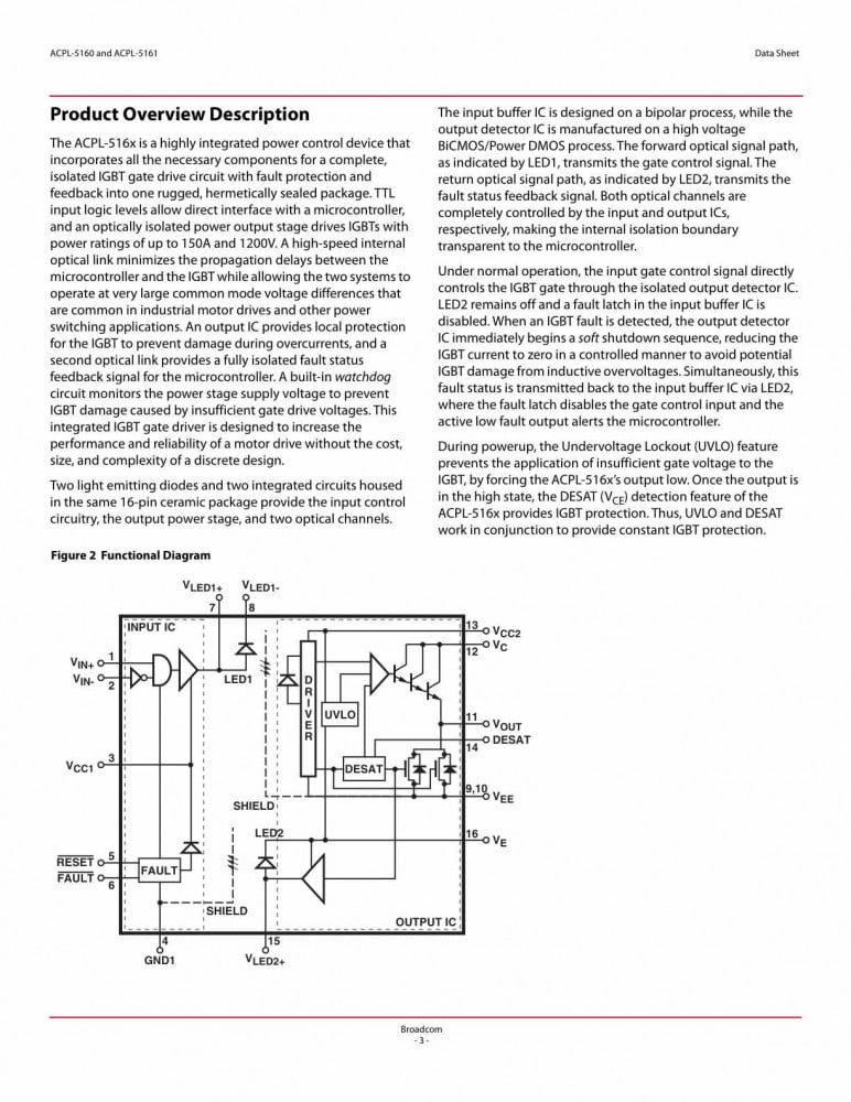 ACPL-5160-200 datasheet page 3