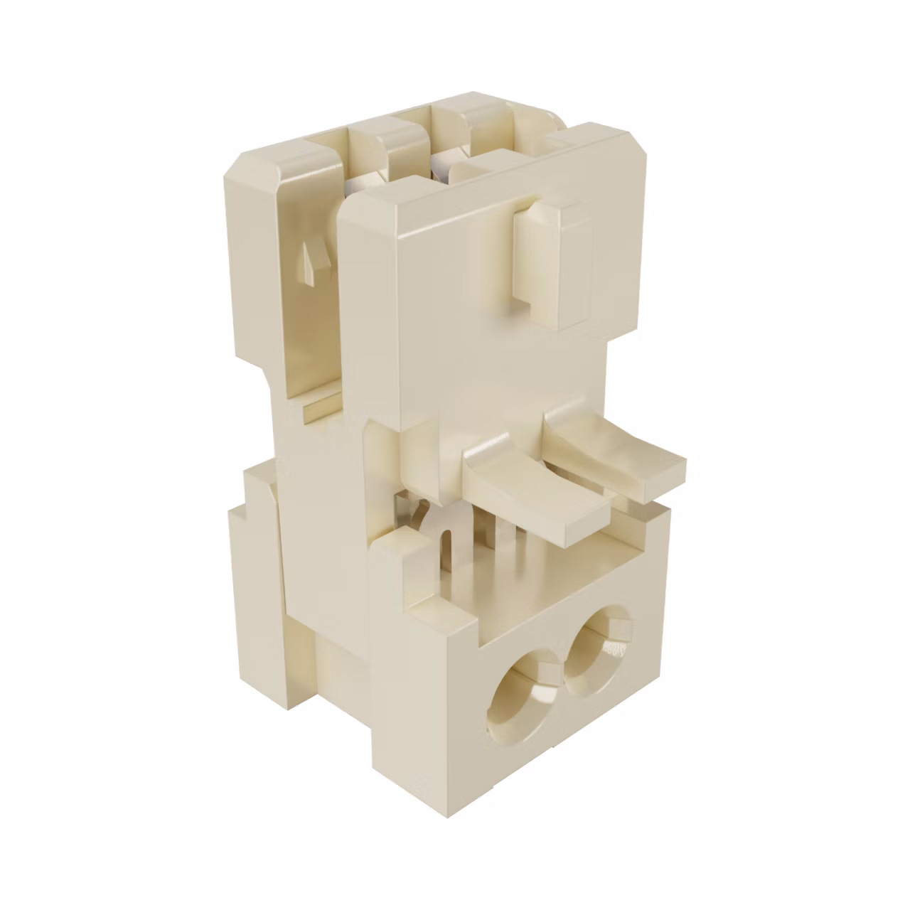 Appli-Mate RAST 2.5 Connector, 2.50mm Pitch, Female, 2 Circuits, Positions A and C Removed, Locking Pips, 1 Slotted and 1 Open Endwall, Tin Plating for sale