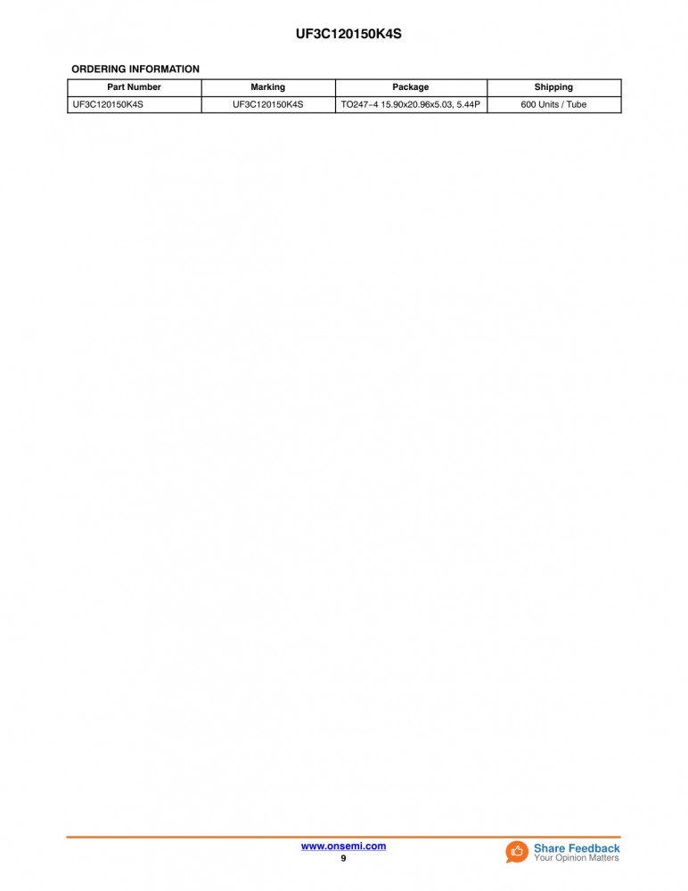 UF3C120150K4S datasheet page 9