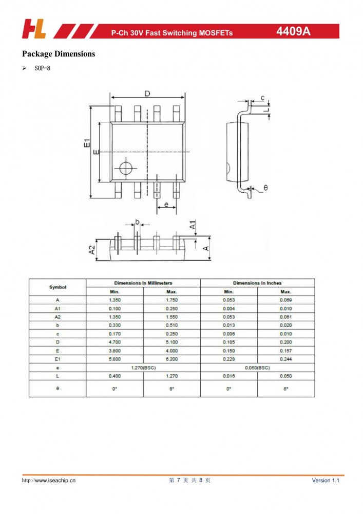 HL 4409A datasheet page 7