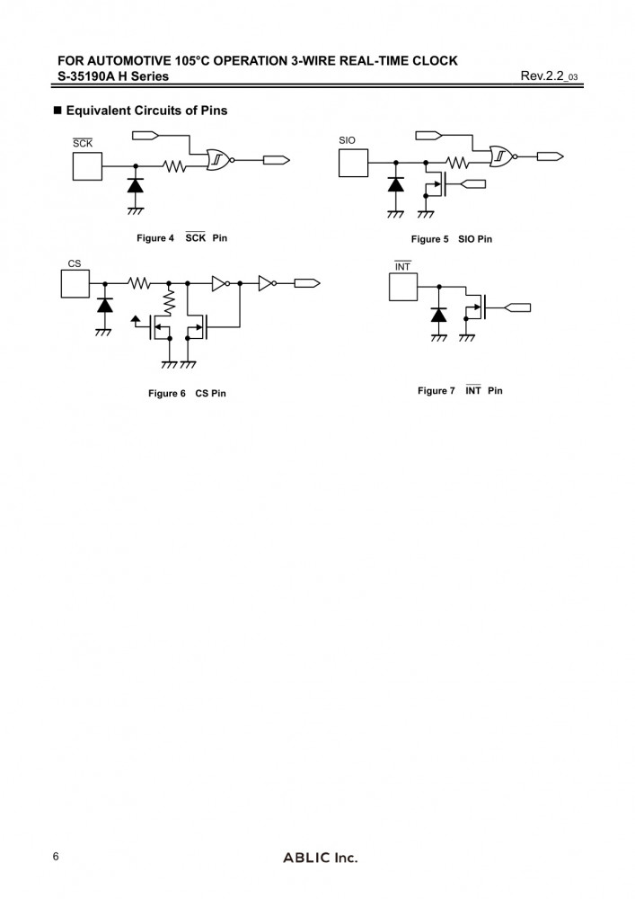 S-35190A datasheet page 6