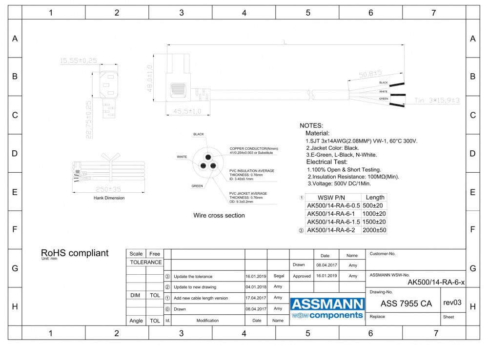AK500/14-RA-6-1 technical document preview
