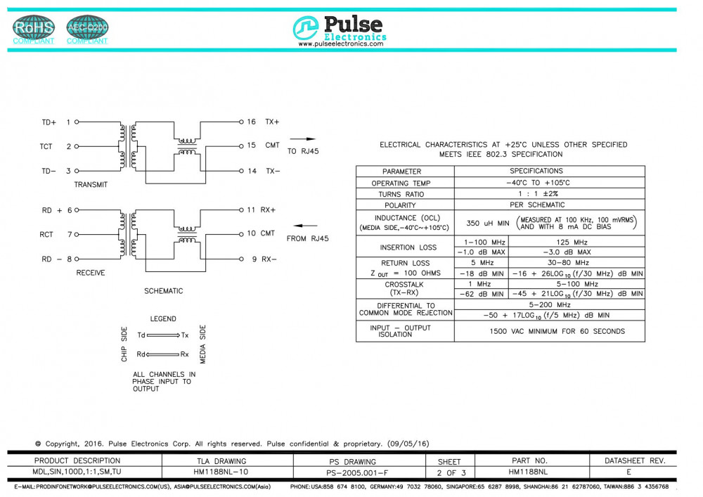 HM1188NL datasheet page 2