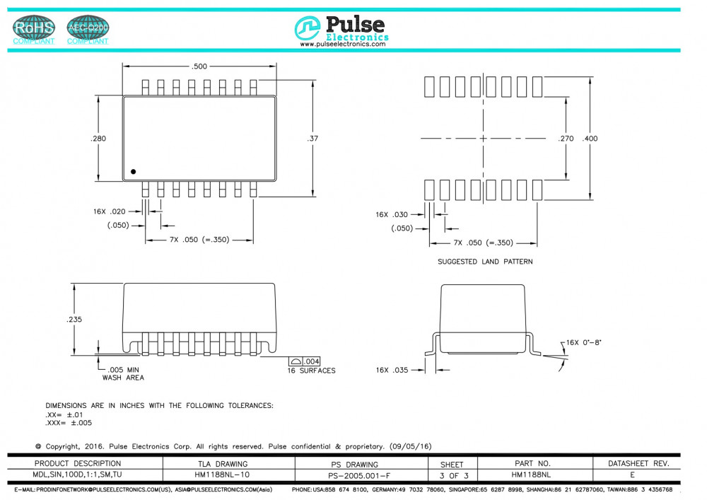 HM1188NL datasheet page 3
