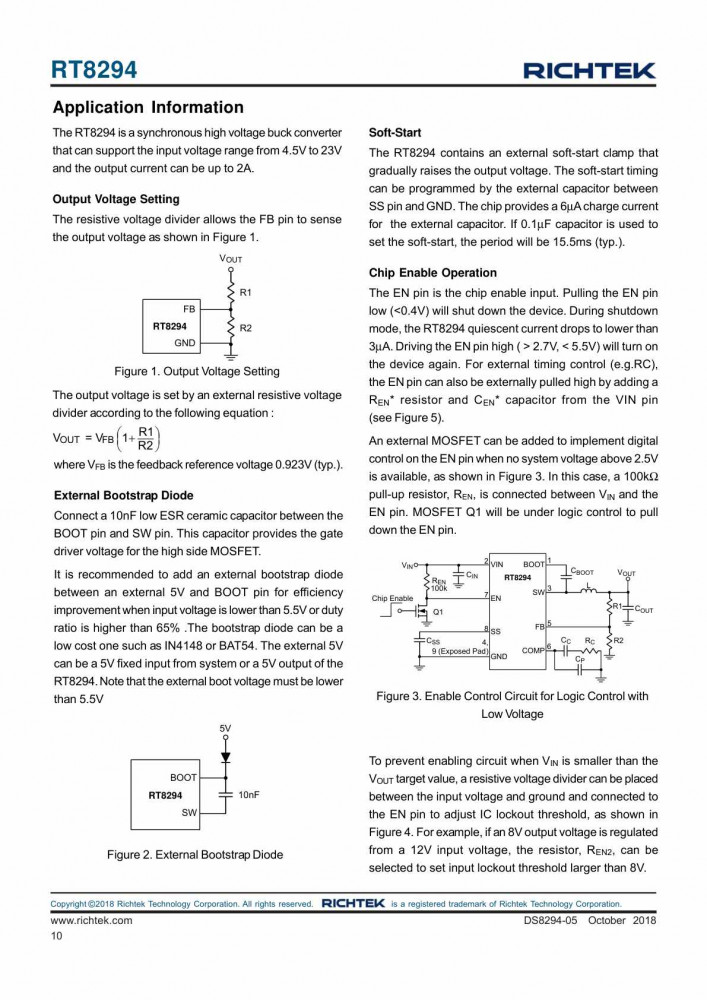 RT8294 datasheet page 10
