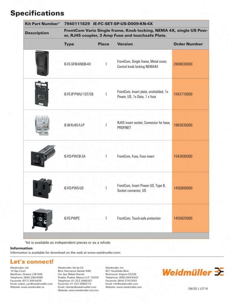 WEIDMULLER FrontCom Vario document page 2