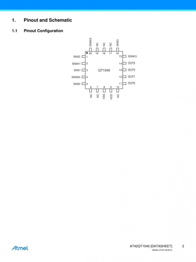 EVK1040A datasheet page 2
