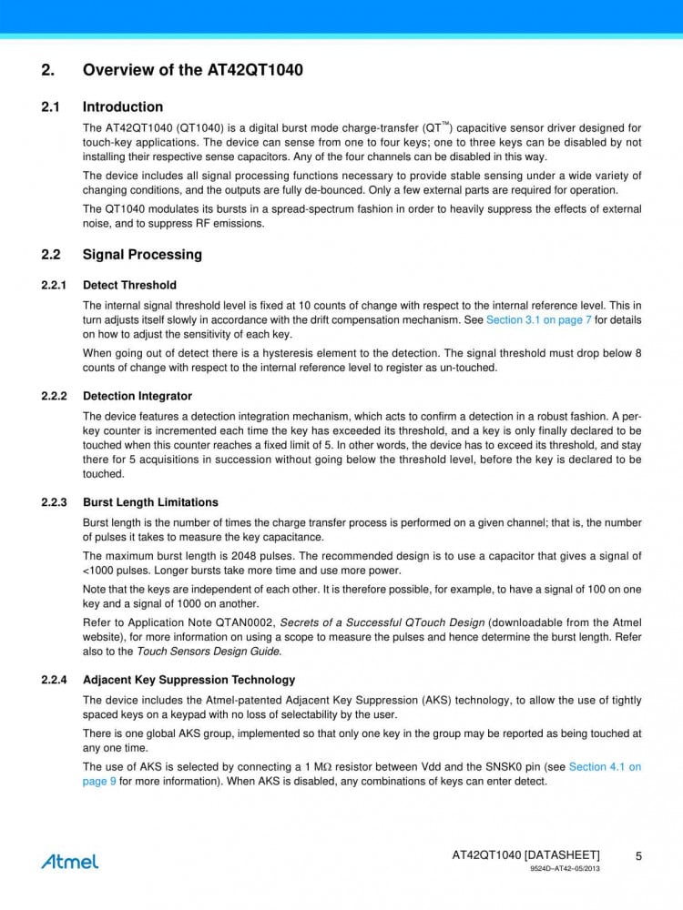 EVK1040A datasheet page 5