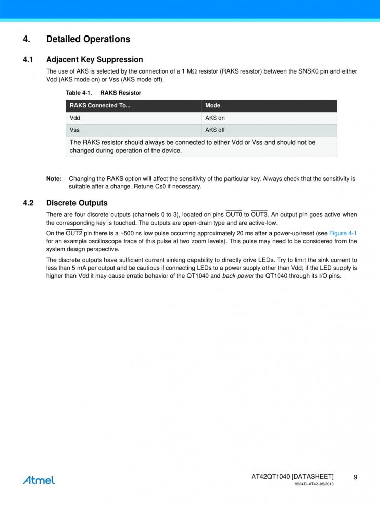 EVK1040A datasheet page 9