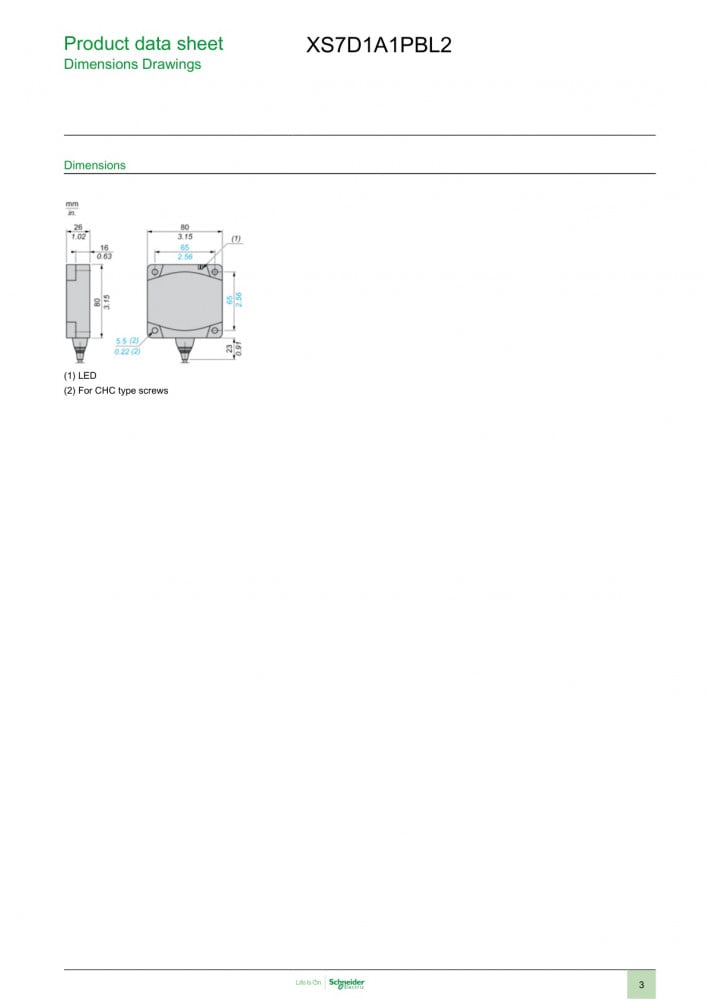 XS7D1A1PBL2 technical document page 3
