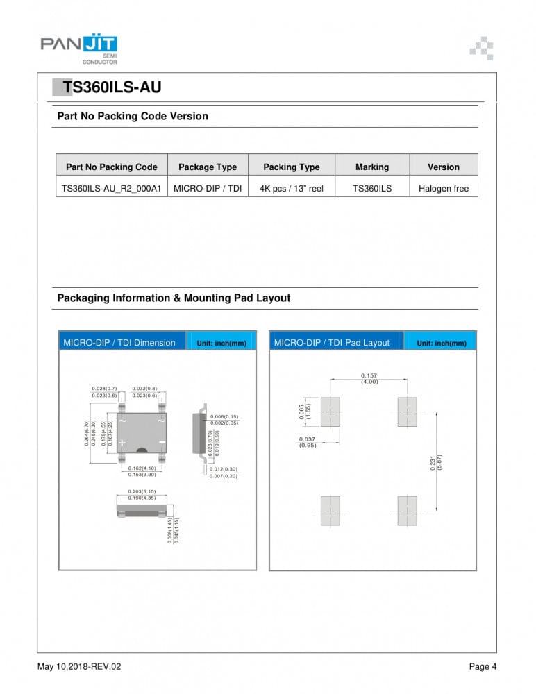 TS360ILS-AU datasheet page 4