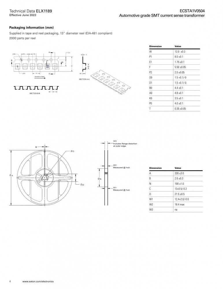 ECSTA1V0504 datasheet page 4
