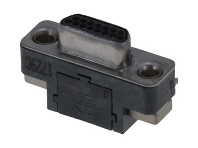 1.27mm Pitch Commercial Micro-D, Dual Stack, PCB Mount, Right-Angle Plug, 30 Circuits