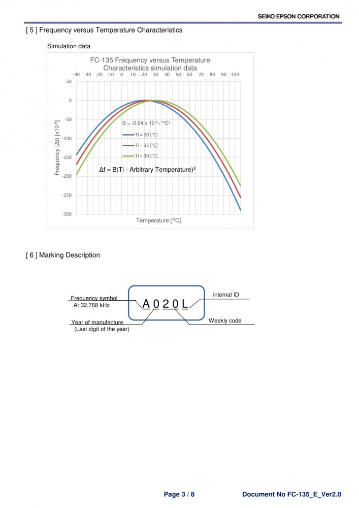 EPSON FC-135 datasheet page 3