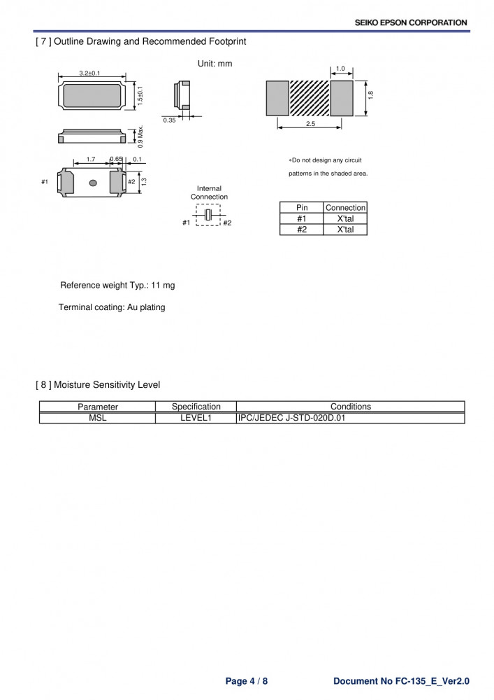 EPSON FC-135 datasheet page 4