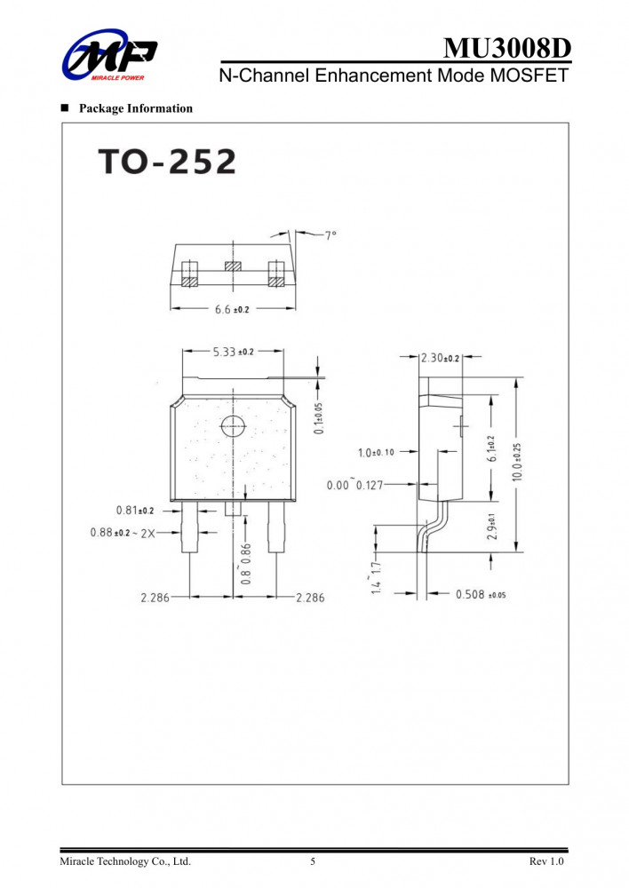 MU3008D datasheet page 5