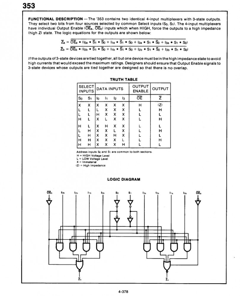 54LS353DM/B datasheet page 3