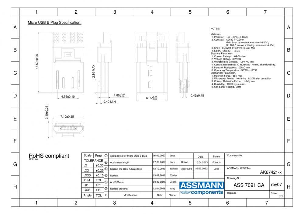 AK67421-0.5 drawing sheet 2