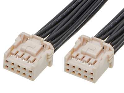 CLIK-Mate-to-Pigtail Off-the-Shelf (OTS) Cable Assembly, 2.00mm Pitch, Single Row, 600.00mm Length, 10 Circuits, White